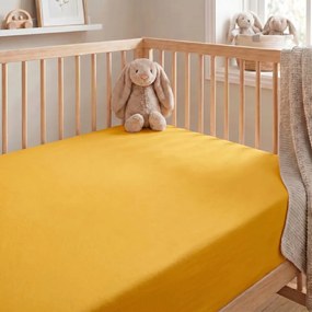 Kvalitex Jersey prostěradlo dětské sytě žluté 60x120cm