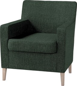 Potah na křeslo IKEA Karlstad barva zelená látka pletený vzor