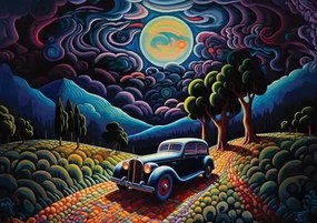 ART PUZZLE 5255 Puzzle Noc v Transylvanii / 1000 dílků / od 15 let