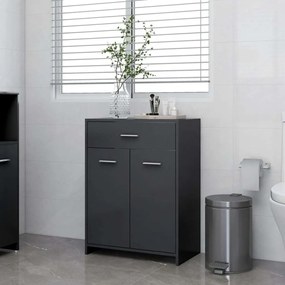 vidaXL Koupelnová skříňka 60 x 33 x 80 cm kompozitní dřevo [805029] Barva: Černá