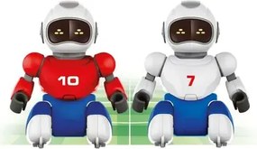 MaDe 00925 - Zigybot Robofotbal na dálkové ovládní, 2 ks + 2 branky, 3