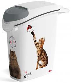 CURVER Kontejner na suché krmivo 10kg/23L kočka 03882-L30