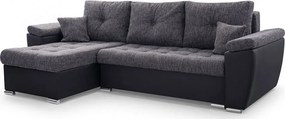 Casarredo - Komfort nábytek Rohová sedací souprava PETER rozkládací s úložným prostorem, Soft11/Lawa17