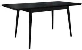 Moderní stůl Vidariko 140x80, Barva: černá