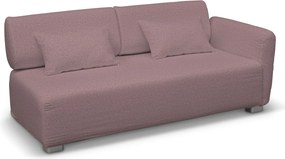 Potah na pohovku Mysinge - 2.místná, jedno boční opěradlo barva růžová látka pletený vzor