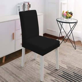 Elastické potahy na jídelní židle (1-10) Barva: Černá