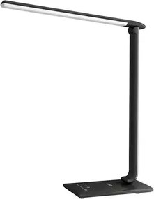 LT-T10 černá / Stolní LED lampička / dotykové ovládání / 12W / 3000-65