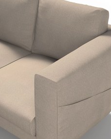 Potah na pohovku IKEA Norsborg 2-místná barva béžová látka pletený vzor