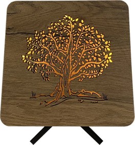 Li-Go "Lípa" lampa 31x31 cm provedení povrchu: černá s patinou