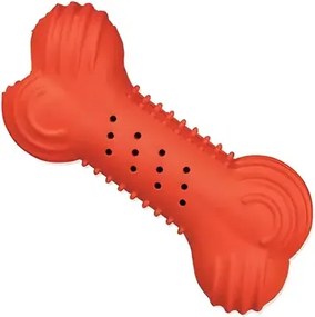 TRIXIE Hračka kost guma 11 cm / Pro psy / Přírodní kaučuk / Praskací z
