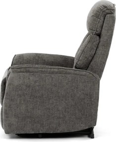 Polohovací křeslo šedé, elektrické TV-H9727 GREY2