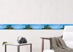 Samolepící bordura na zeď Ostrov | 5 m x 13.8 cm | DWB8203