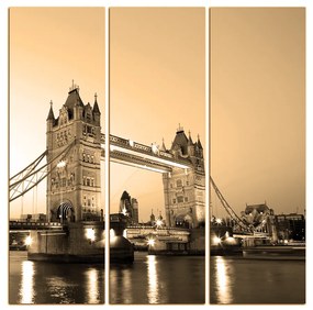 Obraz na plátně - Tower Bridge - čtverec 330FB (105x105 cm)