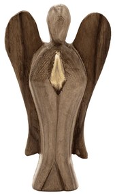 Milujeme Kameny Anděl - dřevěná soška - přátelství