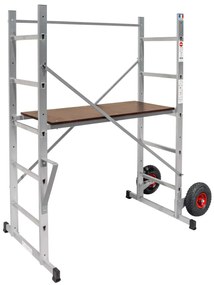 Hailo HobbyStep H3 pojízdné hliníkové lešení 9473-957 plošina 100 x 45 cm nosnost 150 kg