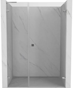 Mexen Lunar-B L sprchové dveře otočné pravé 135 cm, transparentní, chrom - 832SL-135-050-01-00-P