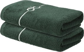 Livarno® Froté ručník, 50 x 100 cm, 500 g/m2, 2 kusy (zelená)