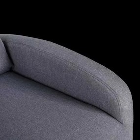 LuxuryForm DESIGN Televizní křeslo RUFO s polohováním - šedé