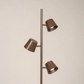 Stojací lampa Snap Fosca Brown Trio