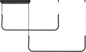 Toolight Toolight, LED stropní svítidlo APP980-1CP, černá, OSW-05481