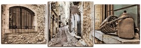 Obraz na plátně - Stará středomořská ulice - panoráma 5151FD (90x30 cm)