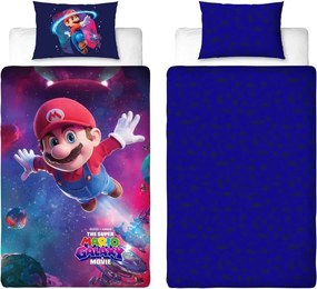 3D Bavlněné povlečení MARIO GALAXY barevné, 100% bavlna Rozměr povlečení: 70 x 80 cm | 140 x 200 cm