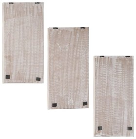 Ručně vyřezávané nástěnné panely 3 ks MDF 40 x 60 x 1,5 cm - Default Title