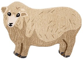 Vlněný kusový koberec ovce Sheep - 60*90*2 cm