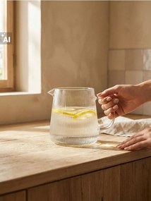 Sinsay - Rýhovaný džbán s uchem - clear