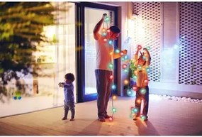 RETLUX RXL 370 Vánoční řetěz se šiškami 80 LED MC 20+5m