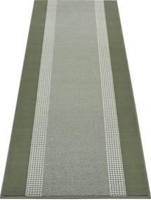 Hanse Home, Běhoun Basic 105487 Green, 80x350, zelená, chodba / předsíň