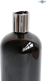 Dávkovač na mýdlo 500 ml černý s černo-stříbrným DISC TOP BELA