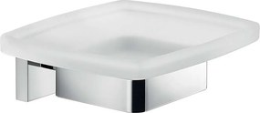 Sapho Gedy Elba - Mýdlenka s držákem, mléčné sklo/chrom A01113