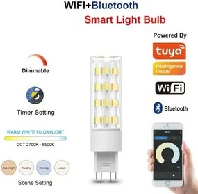 IMMAX NEO LITE SMART žárovka LED G9 4W CCT / teplá  studená bílá / stm