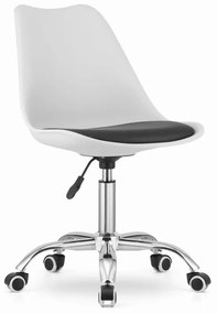 modernHOME Kancelářská židle ALBA - černá/bílá