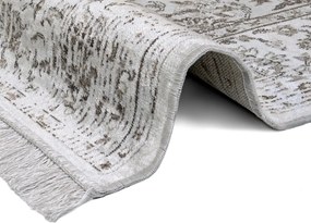 DOPREDAJ: 95x140 cm Kusový koberec Ghazni 105040 Grey Cream, 140x95, šedá, chodba / predsieň, ELLE Decoration