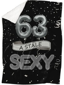 Deka Stále sexy – Černá (věk: 63, Podšití beránkem: ANO)