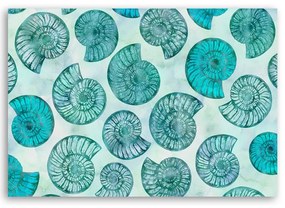 Gario Obraz na plátně Modré šnečí ulity - Andrea Haase Rozměry: 60 x 40 cm