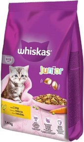 Whiskas Granule pro kočky junior kuřecí, 1,4kg