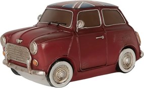 Dětská stolní LED lampička červené auto Fiat - 23*14*12 cm