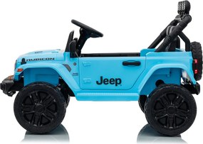 LEAN CARS Akumulátorové autíčko Jeep Rubicon DK-JWR558 24 V, světle modré