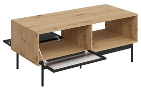 Konferenční stolek Brulpin 2K, Barva dřeva: dub artisan / černý