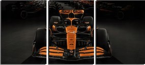 Obraz na zeď McLaren formule 1 Lando Norris F1 triptych 40x90 cm