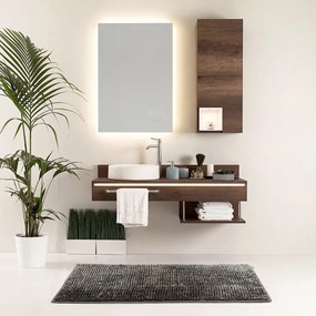 Tmavě šedá koupelnová předložka 70x120 cm Bati – Restilo