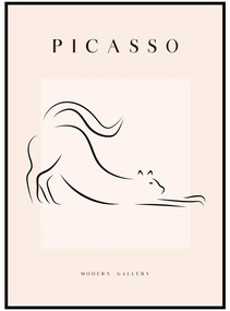 Pablo Picasso - Kočka 40 x 50 cm
