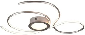 Trio 623419207 led přisazené stropní svítidlo jive 1x48w | 5600lm | 2700-6000k - matný nikl