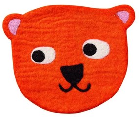 Podsedák z ovčí vlny Little bear orange 28cm, Klippan Švédsko