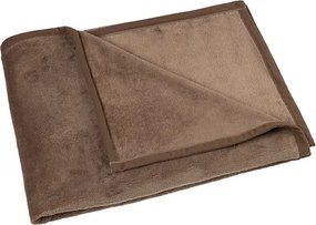Bellatex Přikrývka Korall micro 100x150 cm Kávová
