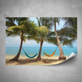 Plakát - Plážová pohoda (60x40 cm) - PopyDesign