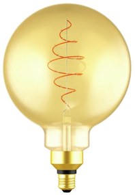 OnaDnes -20% Nordlux Žlutá dekorativní stmívatelná LED žárovka Spiral Deco Globe E27 7W